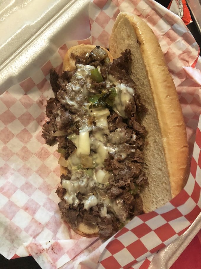 This Philly cheesesteak isn't just a sandwich—it's a commitment to excellence that would make Rocky climb those steps all over again.