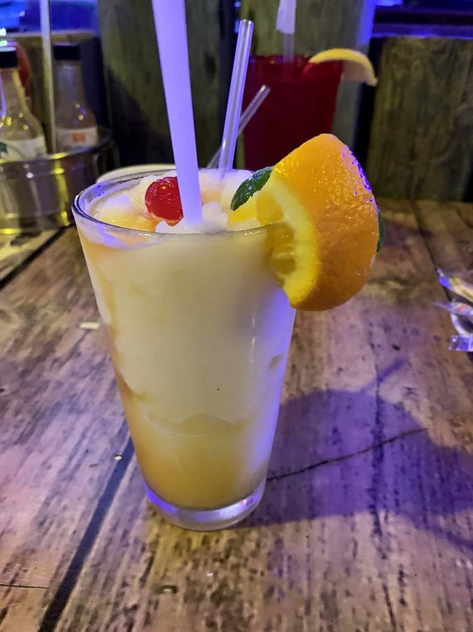 A piña colada that screams "No business emails shall be checked while consuming me!" Vacation rules apply.