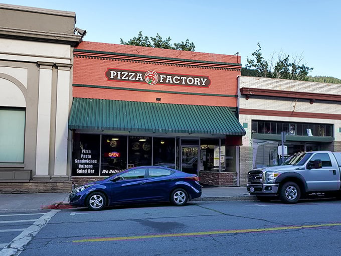 At Pizza Factory, the pies come without pretension—just the honest-to-goodness comfort food that tastes better than any delivery app option.