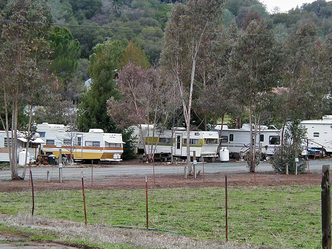 Where "mobile home" takes on a permanent meaning. Simple living with mountain views that million-dollar mansions would envy.