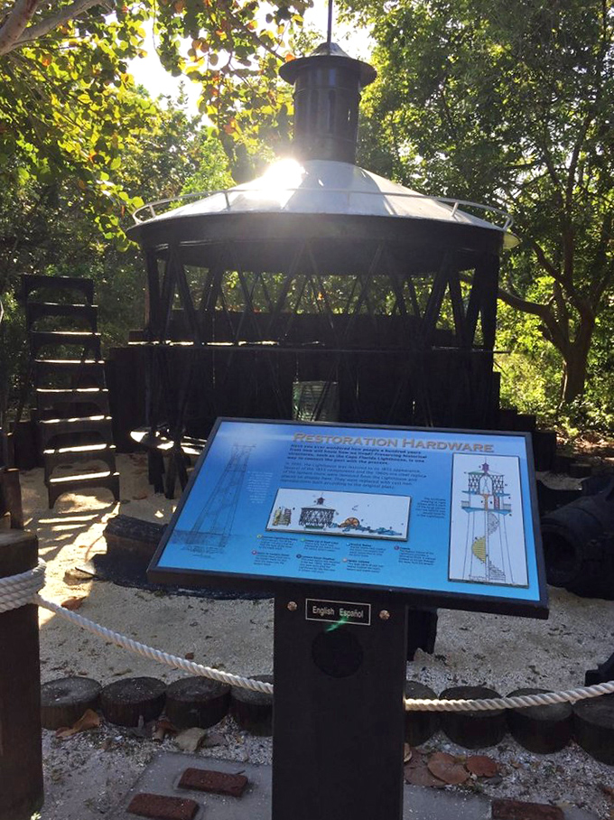 A fascinating display of the lighthouse's inner workings—proof that 19th-century engineering was both brilliant and incredibly labor-intensive.