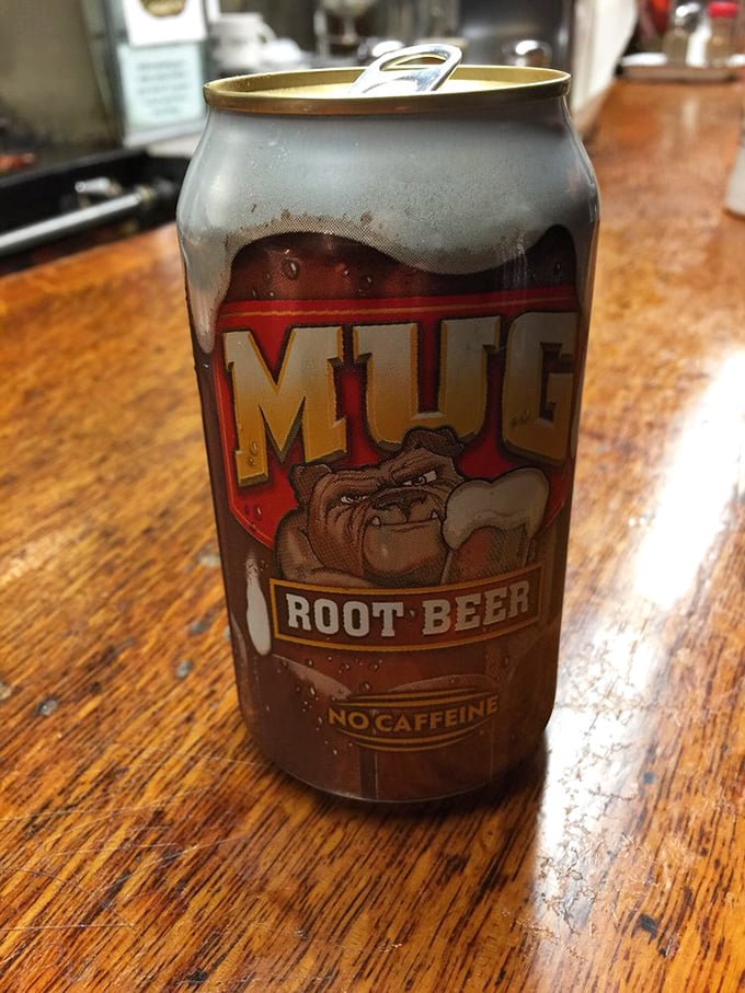 Root beer in a can—because sometimes nostalgia tastes better than craft beverages with names longer than this caption.