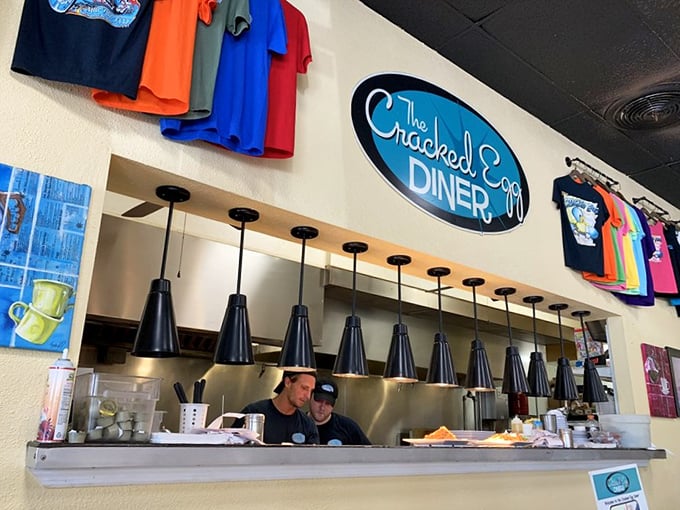 Behind this counter, breakfast wizards transform simple ingredients into morning masterpieces. Watch the magic happen.