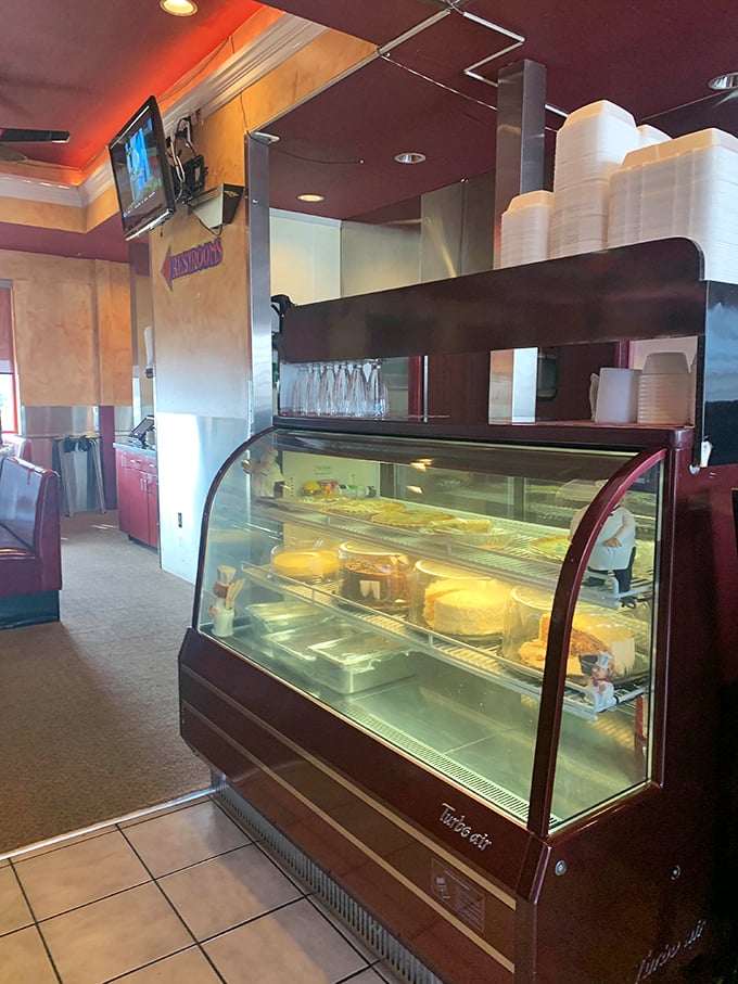 Behind the scenes where breakfast magic happens—the service counter where orders transform into memories.