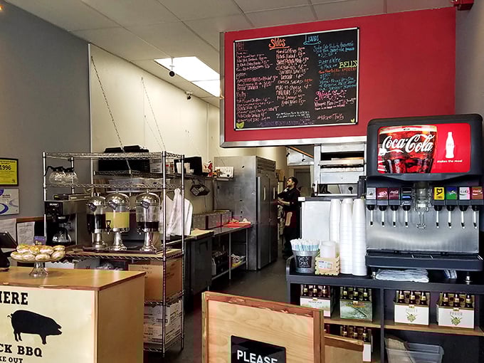 Where the magic happens: the ordering counter. That moment of anticipation as you watch your feast being assembled is better than Christmas morning.