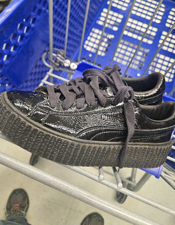 These platform Pumas aren't just shoes—they're someone's future concert outfit or the missing piece in a streetwear collection.