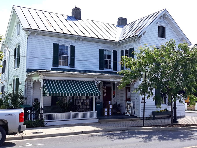 The Strasburg Community Library offers knowledge and stories in a classic brick building. Books and architecture from an era when both were built to last.