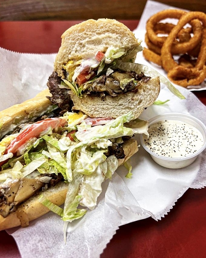 Meet "The Phantom"—a sandwich so perfectly balanced with steak, egg, and cheese that it might disappear before your eyes.
