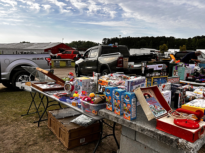 Childhood nostalgia by the truckload. These toys tell stories of past playtimes while waiting for new adventures with the next generation.