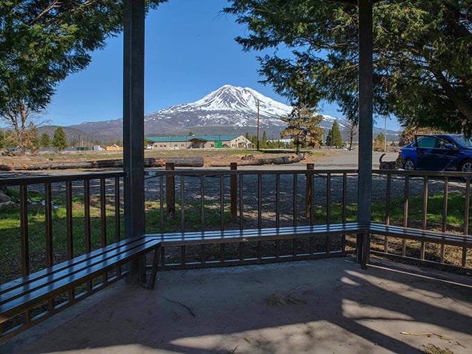 The Recreation District building sits quietly, promising community fun without theme park prices.