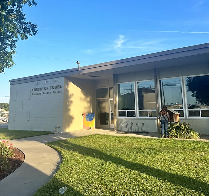 The Williams Library proves small-town literacy comes in modern packages—a place where retirees discover new worlds without the hassle of TSA screenings.