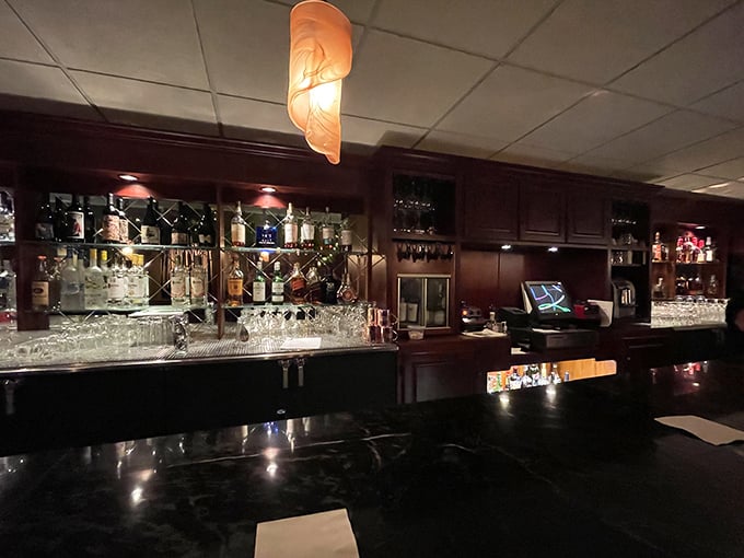 Behind this bar lies liquid alchemy—where ordinary spirits transform into the extraordinary elixirs that fuel Wisconsin's favorite pastime: socializing.