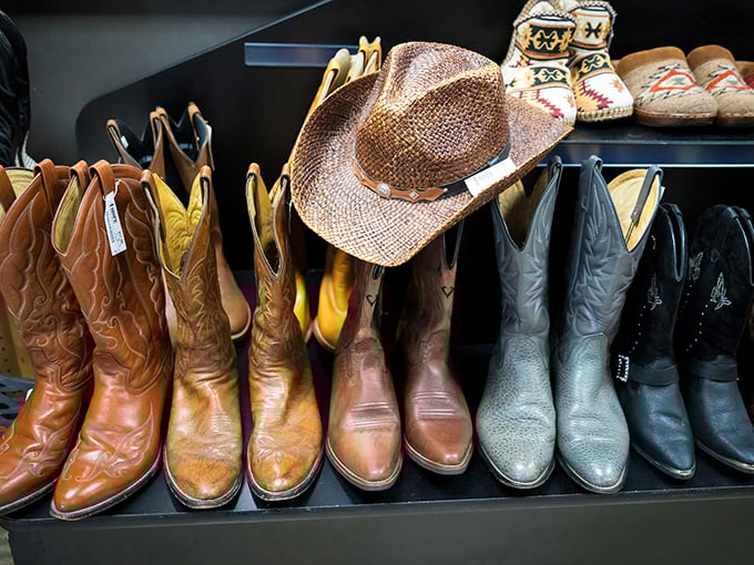 These boots were made for bargain hunting—Western style meets Wisconsin practicality in this lineup of previously-loved footwear.