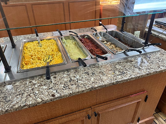 The breakfast buffet line—where decision paralysis meets unbridled joy. Strategy tip: pace yourself or bring stretchy pants.
