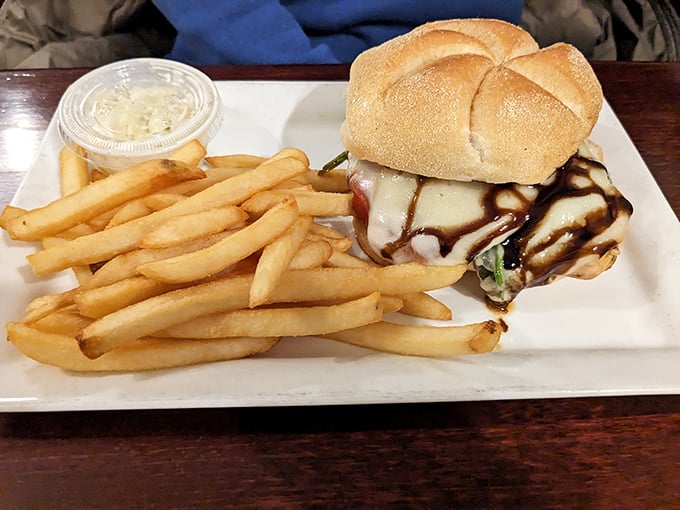 A burger and fries that doesn't try to reinvent the wheel – just honest, satisfying food that reminds you why classics became classics in the first place.