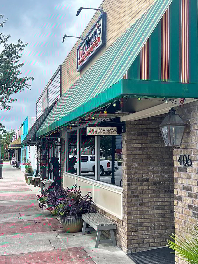 Savor wood-fired creations at Joe Mama's, where string lights twinkle above brick walls and the aroma of pizza makes willpower completely irrelevant.