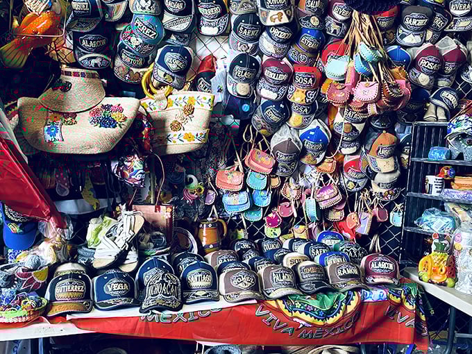Florida's unofficial state crown collection. From beach towns to fishing spots, these caps tell stories of sunshine state adventures.