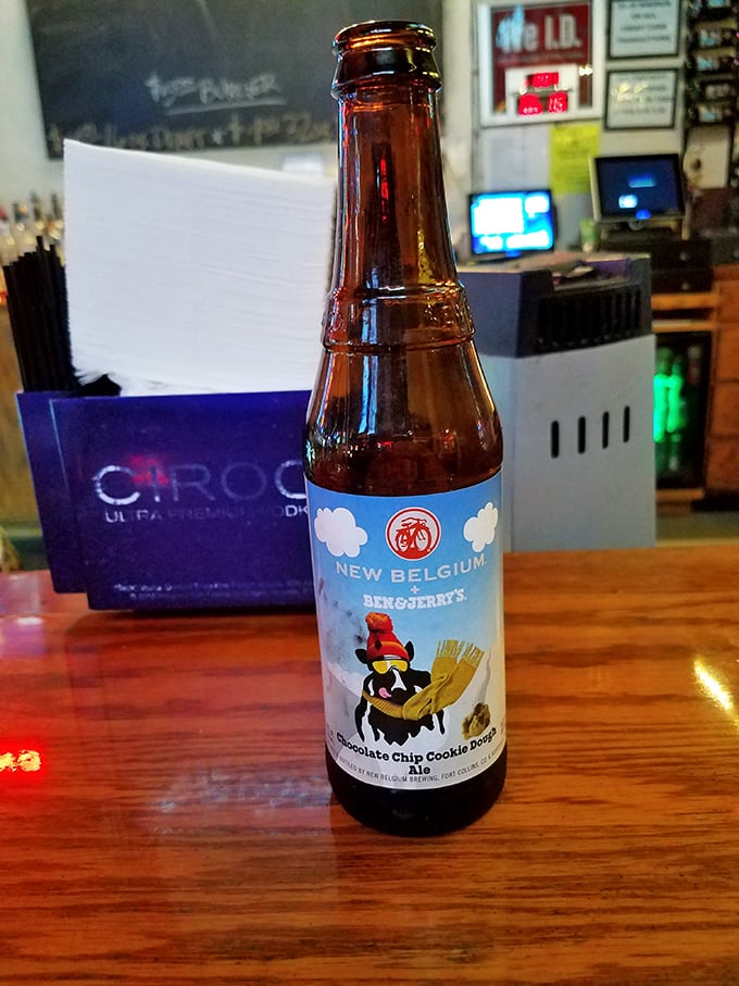 When your beer doubles as dessert—a chocolate chip cookie dough ale that makes adulting significantly more enjoyable.