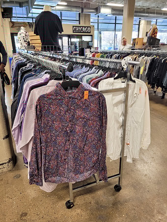 That patterned shirt isn't just clothing—it's potential, personality, and proof that style doesn't require a platinum credit card.