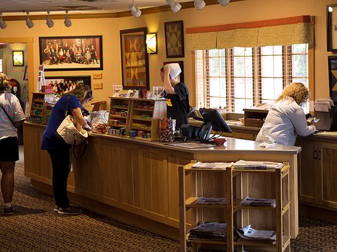 The front counter—command central for all things delicious. Where staff orchestrate the daily symphony of "mmms" and "aahs."