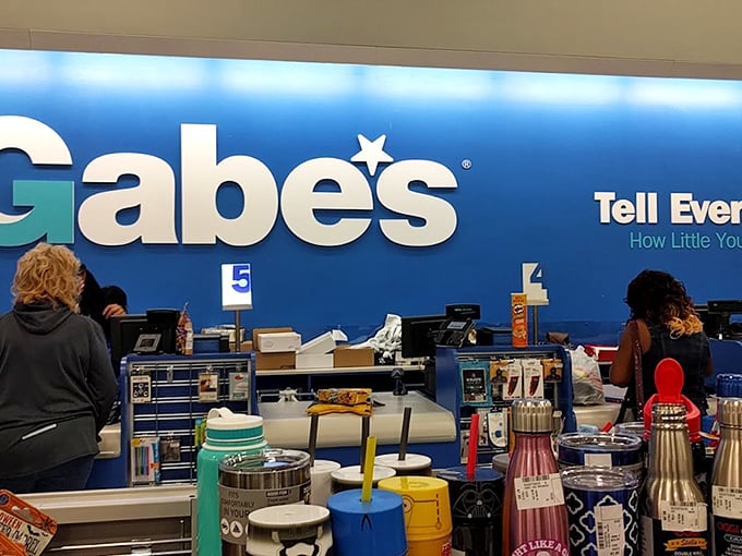 The checkout counter, where the magic happens: watching those already low prices add up to a total that makes you want to high-five the cashier.