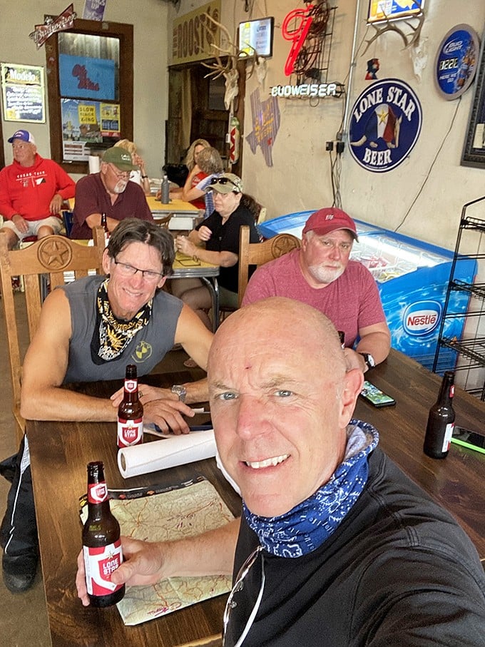 The real Texas legislature meets here – locals and travelers bonding over cold beers and shared stories in a place where everyone feels like a regular.