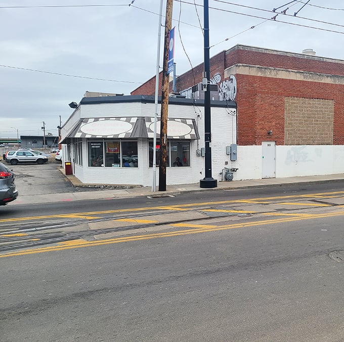 From across the street, City Diner stands as a humble landmark in Kansas City's urban landscape, promising comfort and satisfaction without an ounce of pretension.