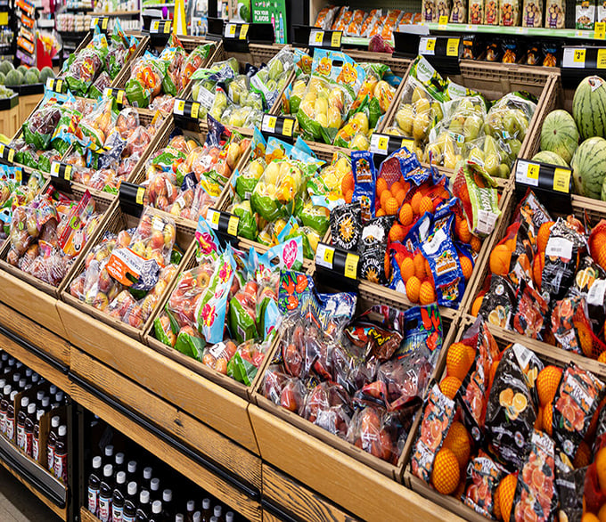 Fresh produce that defies dollar store stereotypes—bringing affordable nutrition to communities that need it most.