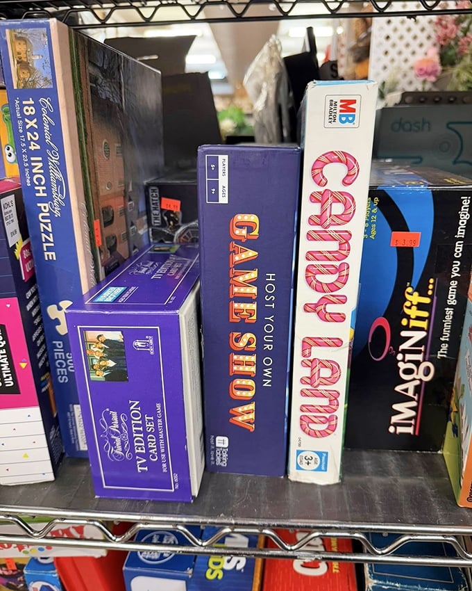 Board game bonanza where family night gets funded without breaking the bank. Candy Land never goes out of style.