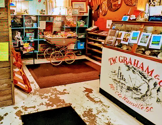 The gift shop feels like rummaging through your coolest grandparent's attic—maritime treasures and local crafts that actually deserve shelf space in your home.