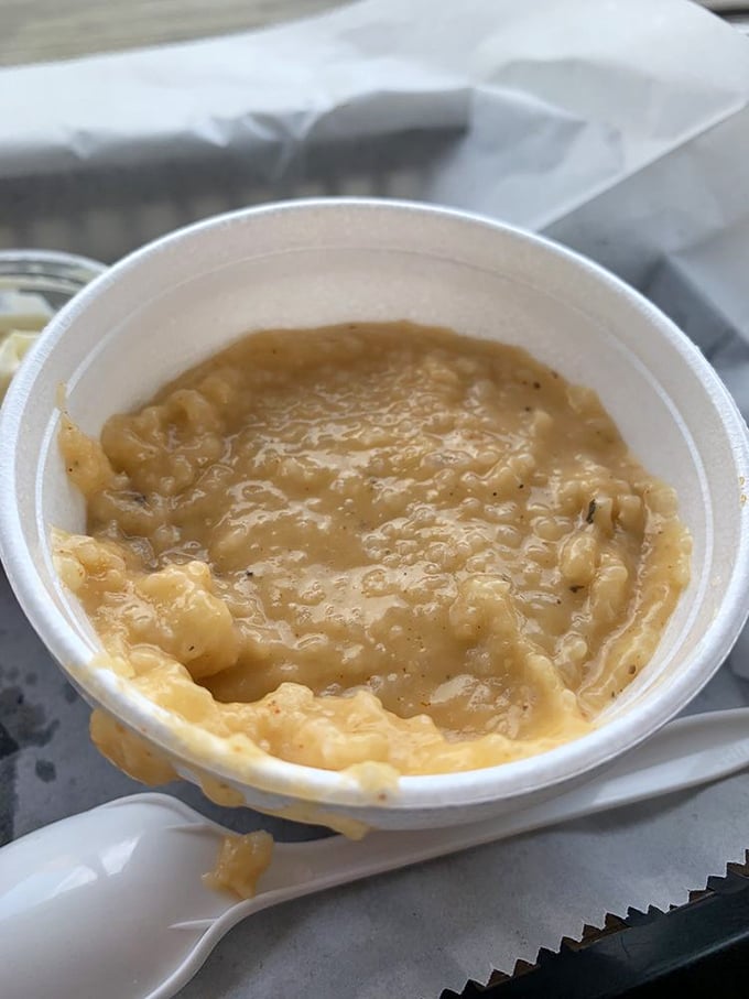 Creamy, buttery grits that would make any Southern grandmother nod in approval. Comfort food that speaks directly to your soul.