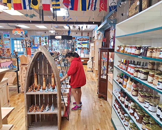 The bustling interior where tradition meets commerce, creating an authentic shopping experience that feels genuinely welcoming.