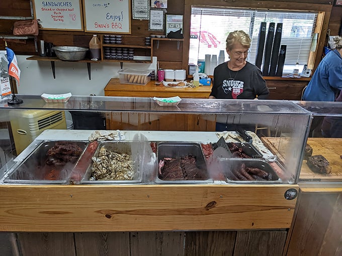 Behind this counter lies the promised land – meat displayed like jewels in a deli case, each with its own personality and devoted following.