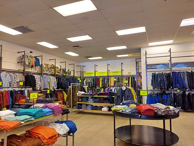 Men's clothing displays that make even the most shopping-averse husbands slow their pace and think, "Maybe I do need new shirts after all."