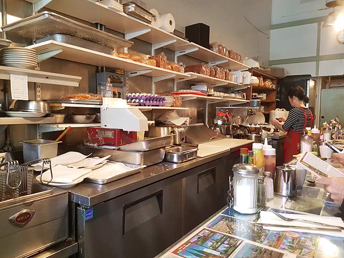 Behind every great breakfast is a meticulously organized prep station. The engine room of morning happiness. 