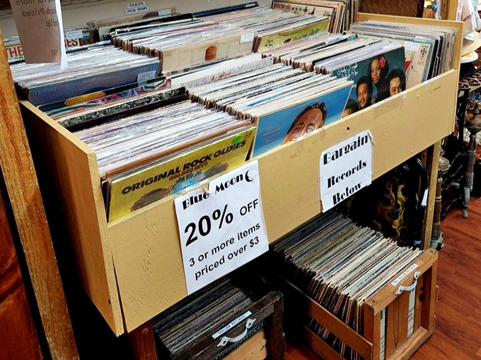 Vinyl paradise for music lovers—dig through these crates and emerge with sonic treasures at 20% off when you buy three or more.