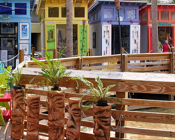 Shopping that doesn't involve a mall food court – just sunshine, sea breeze, and stores that actually surprise you.