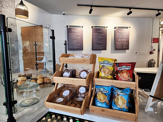 The retail corner offers take-home treats, proving that doing good and eating well don't have to be limited to dining in.