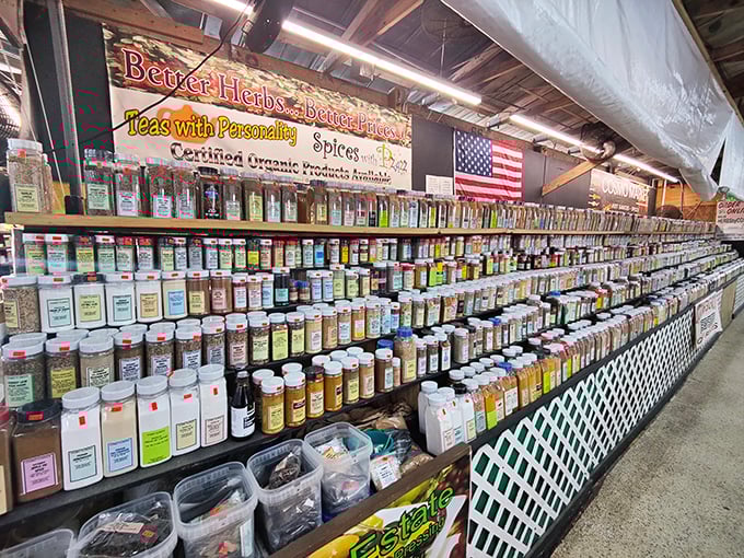 "Teas with Personality" isn't just a slogan—it's a promise. This spice vendor offers more flavor options than there are retirees in Boca Raton.