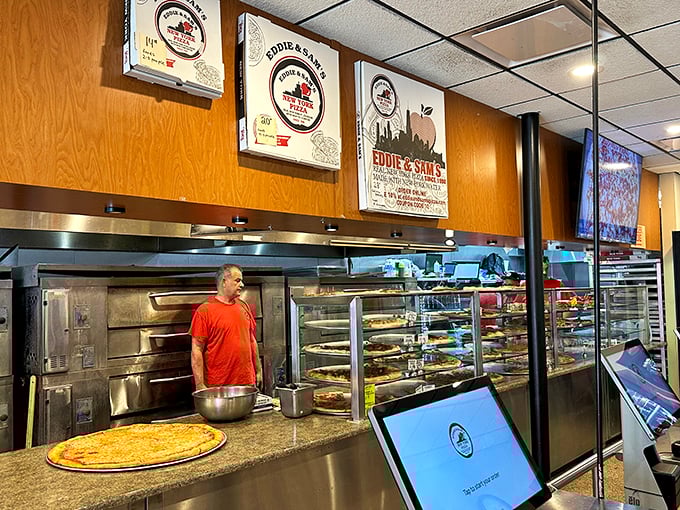 Where pizza magic happens – watching dough transform into edible art is the closest thing to culinary theater you'll find in downtown Tampa.