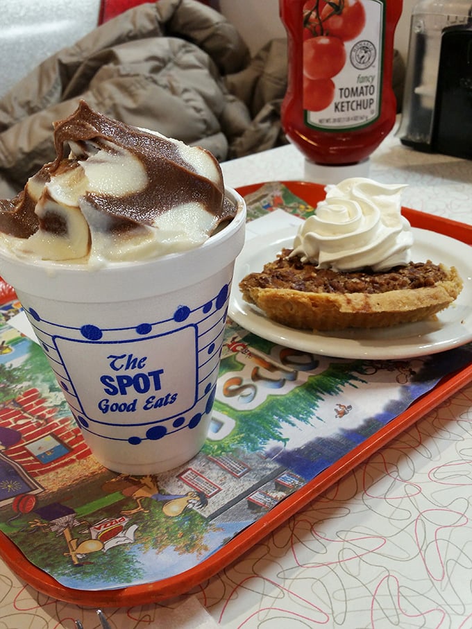 A hot fudge sundae and pie combo that answers the eternal dessert question "Why choose?" with a definitive "You absolutely shouldn't have to."