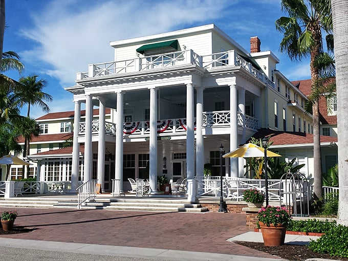 That grand white hotel has welcomed more celebrities than the red carpet, but with much better views.