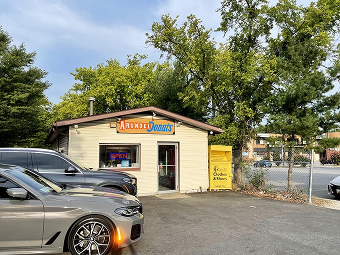 Small building, big reputation – where Maryland locals know that true donut artistry doesn't require fancy architecture or Instagram filters.