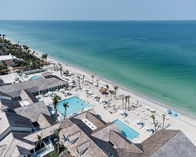 Turquoise waters meeting white sand beaches—Mother Nature showing off her favorite color combination.
