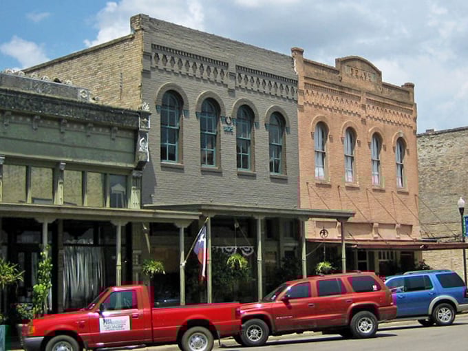These storefronts have that lived-in quality that makes every visitor feel like they're coming home to family.