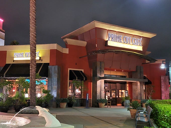 Clean, inviting architecture suggests a place where classic steaks get modern attention to perfection.