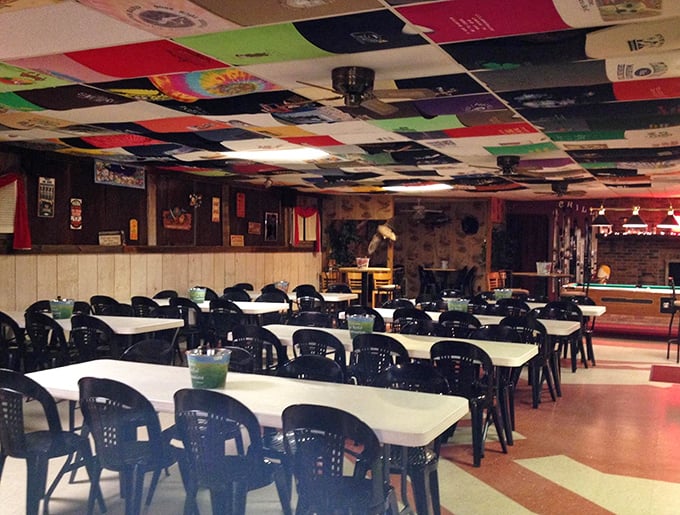 A dining room where t-shirts are welcome, calories don't count, and seafood dreams come true seven days a week.
