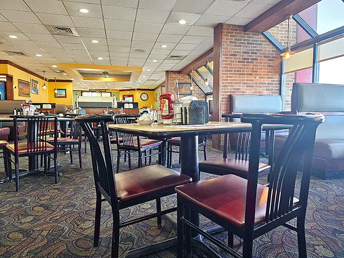 Comfortable seating arranged for conversations and connections. Where "meeting for coffee" turns into three-hour catch-ups and solving the world's problems.