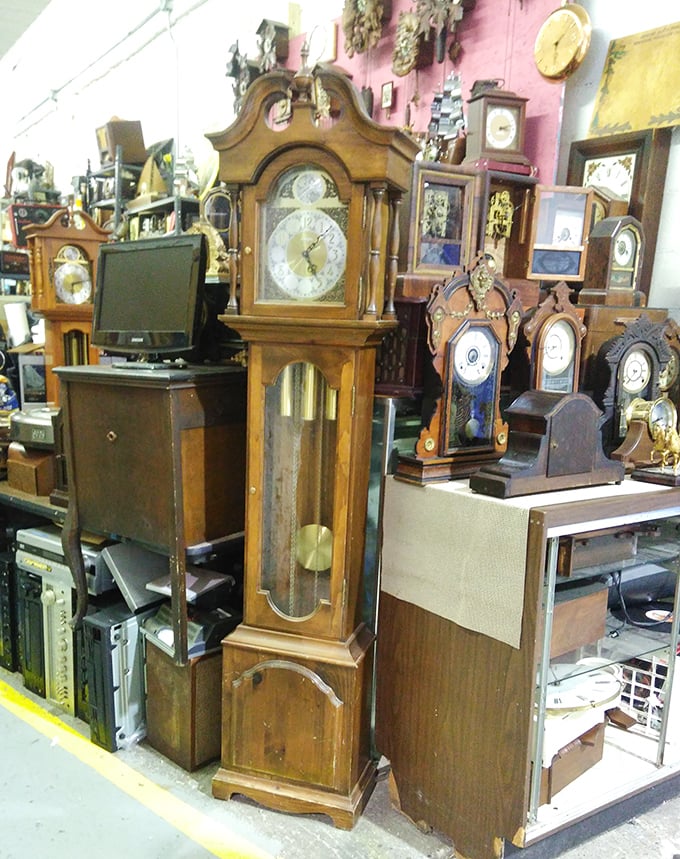 Timepieces that have witnessed decades tick by. That grandfather clock has probably seen more history than your history teacher.