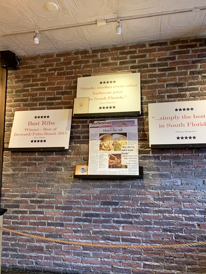 Those awards on the wall aren't just decoration – they're proof that smoke and patience create magic.